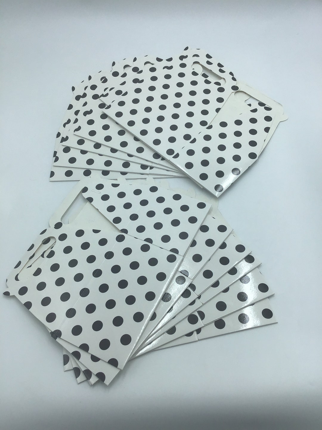 12 Polkadot Design Boxes With Handle Goodie Boxes Favor - Etsy