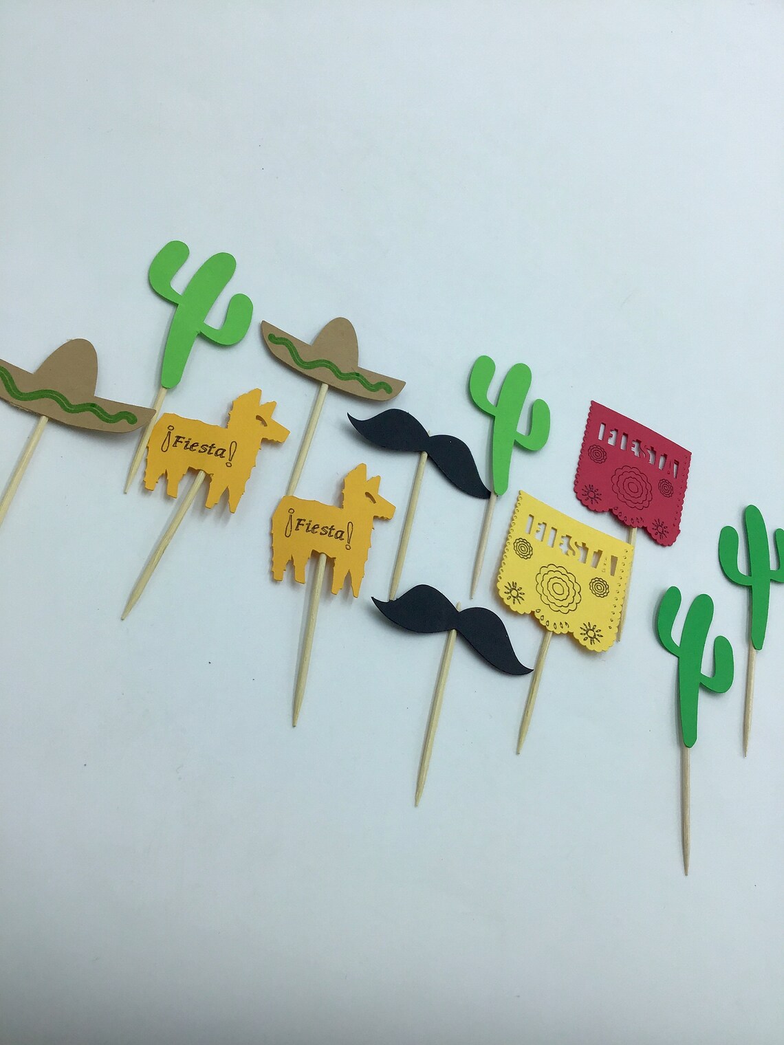 12 Fiesta Theme Cupcake Toppers Fiesta Mexicana Margarita - Etsy Canada