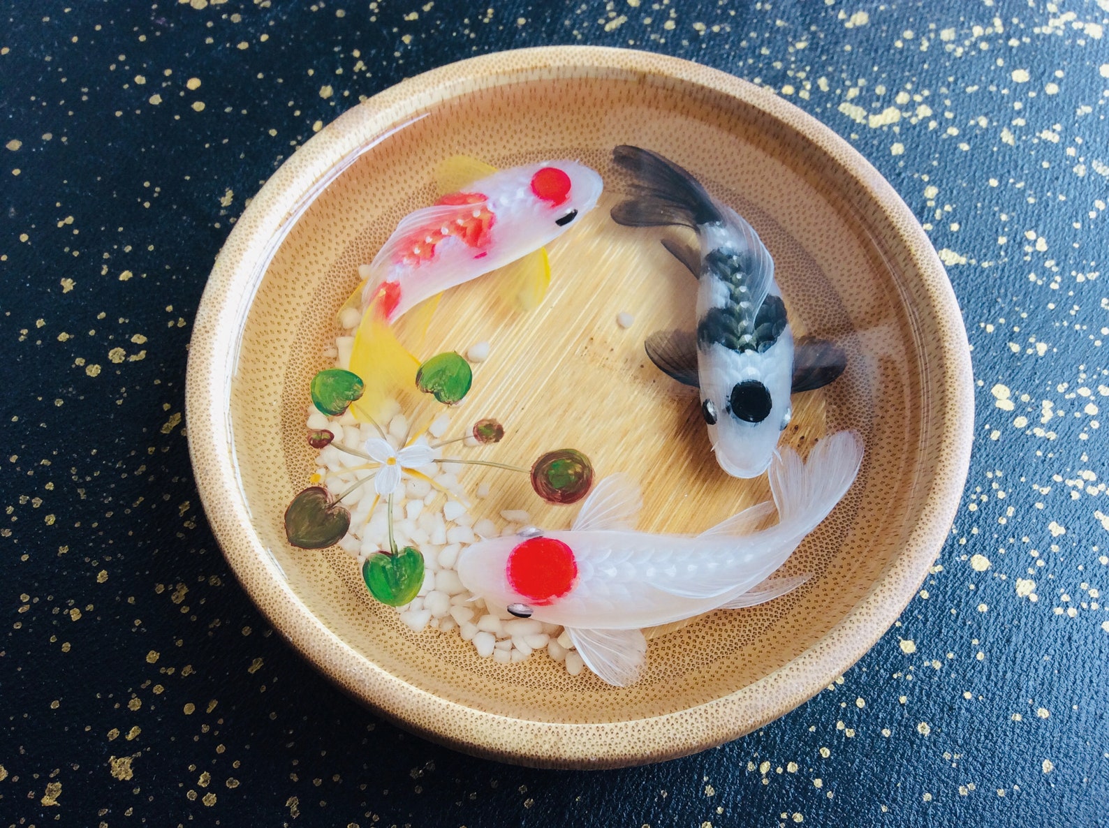 Koi Fish Resin Painting3d Acrylic Paintingresin Painting - Etsy