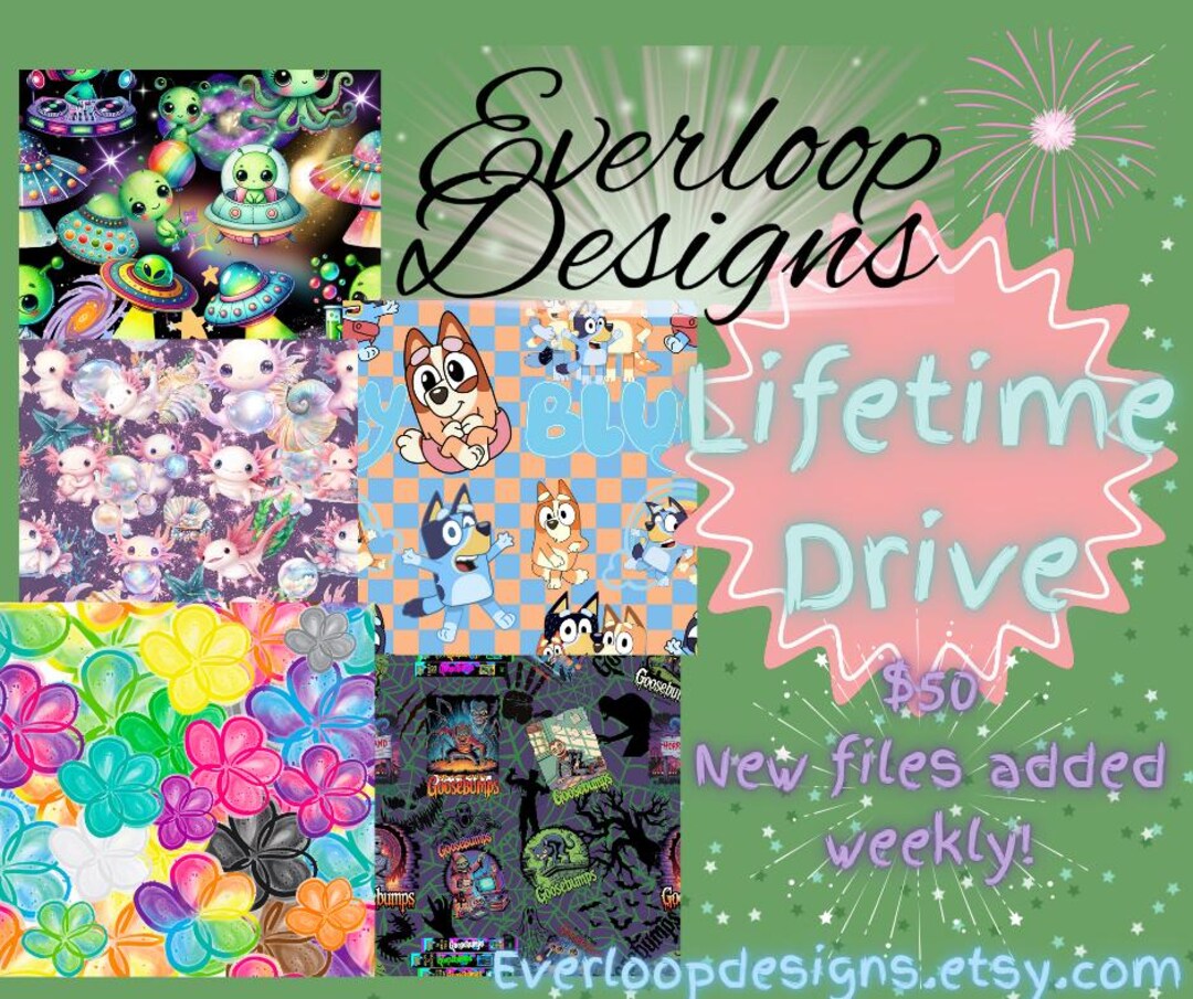 Lifetime Digital Drive - Etsy