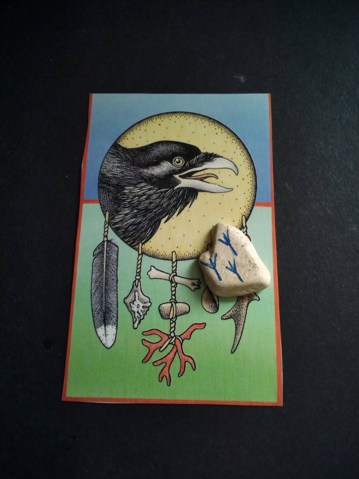 Native American Indian Runes on Sea Pottery With Divinations - Etsy UK