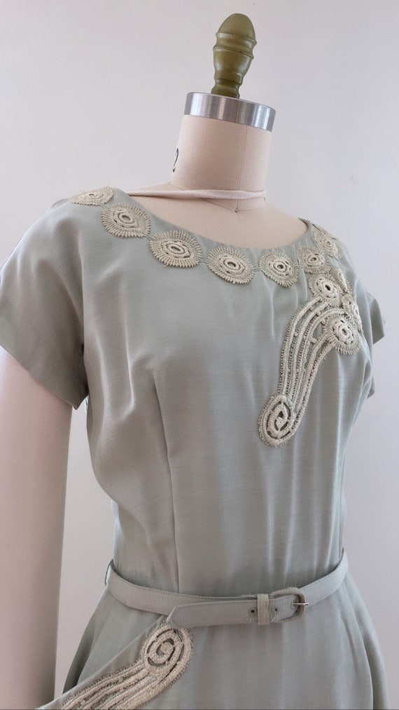 1950s Wiggle Dress By Gem