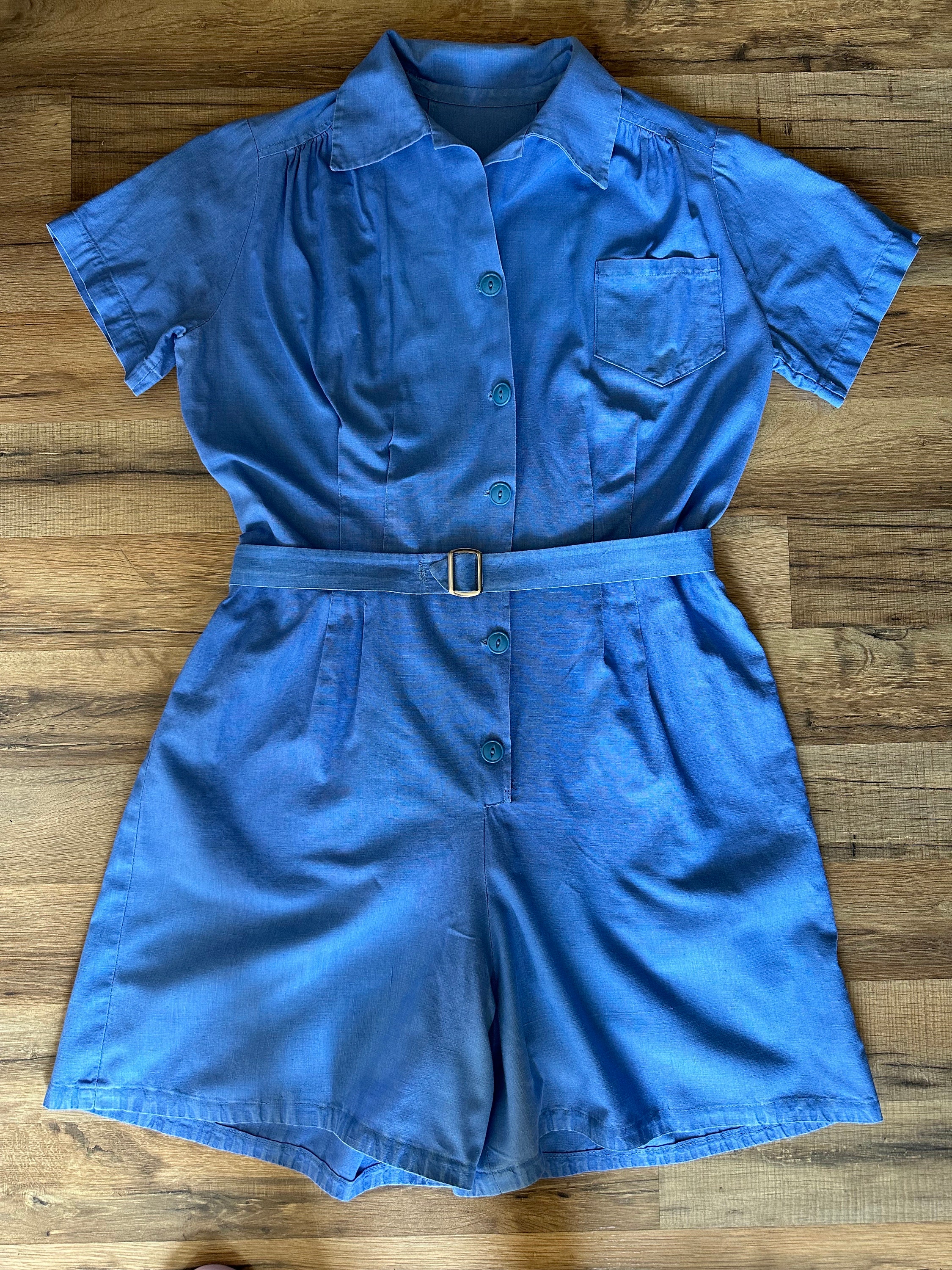 Vintage Late 1940s/early 1950s Gym Suit Romper - Etsy