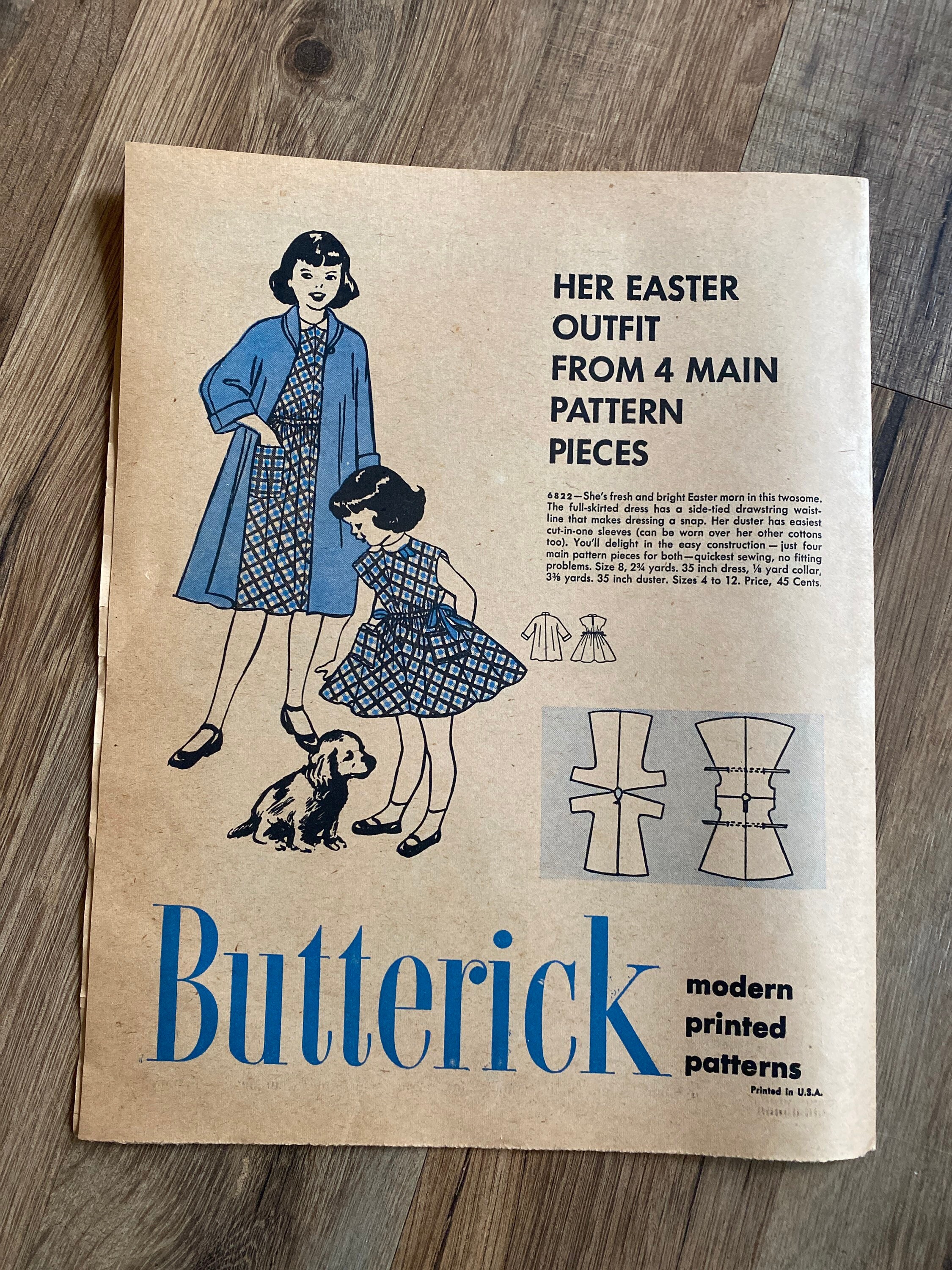 Vintage Butterick pattern preview booklet | Etsy