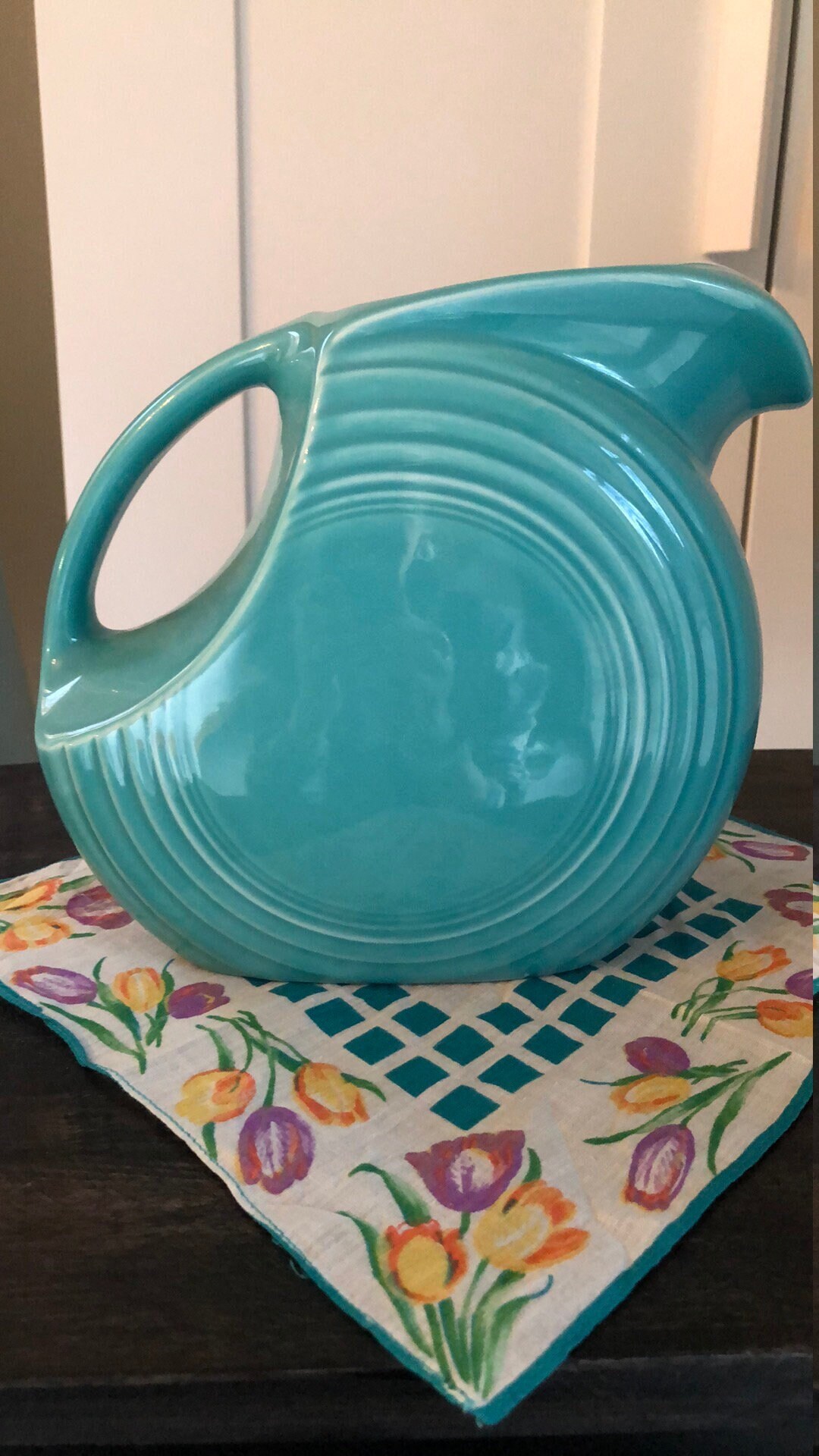 SALE Fiestaware Vintage 7 Disc Water Pitcher Jug Rare - Etsy