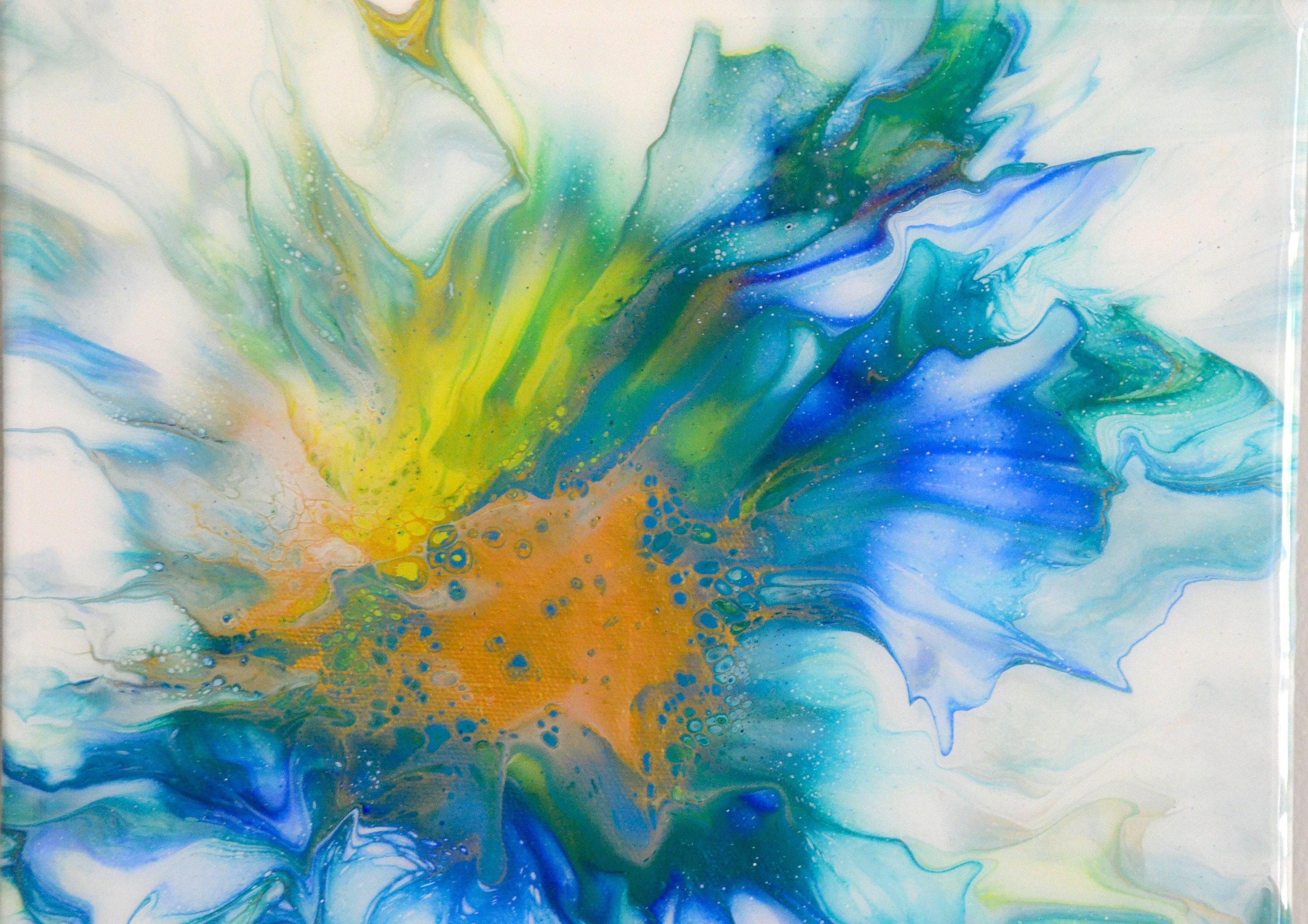 Abstract Acrylic Pour Painting. Original Acrylic Pour Painting - Etsy ...