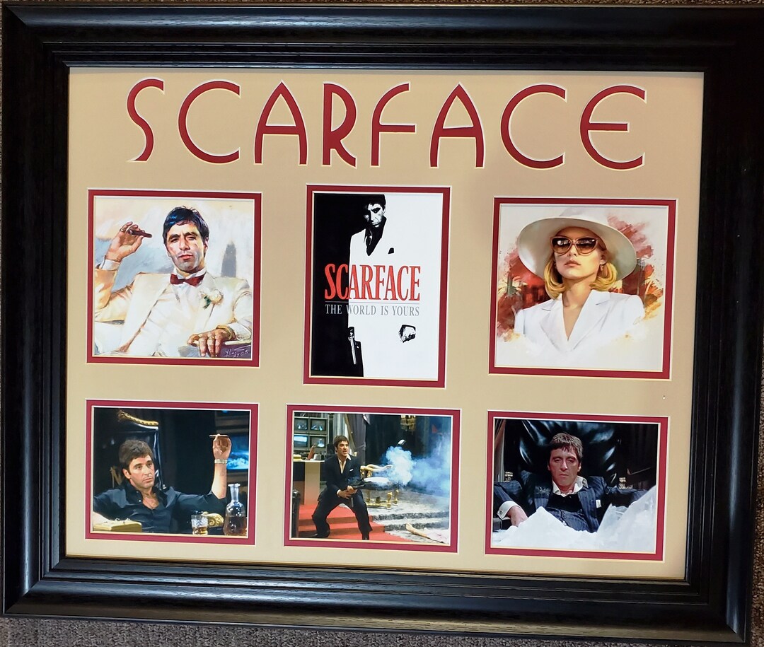Scarface Engraved Photo Mat Gift for Husband Gift for Him - Etsy