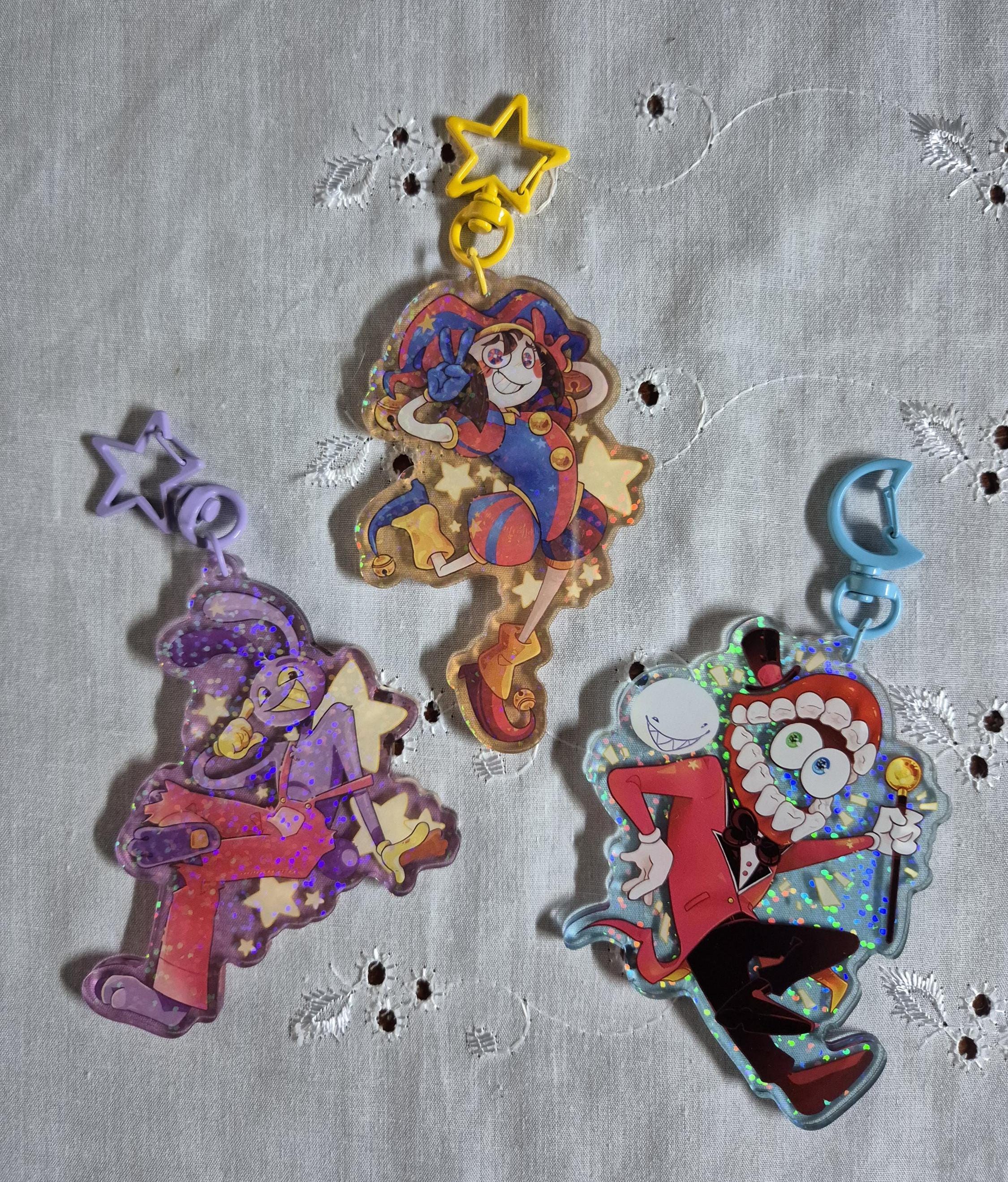 The Amazing Digital Circus - Keychains! - Etsy