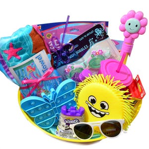 Girls Summer Fun Gift Basket; End of School Year Gift; Kids Toy Filled ...