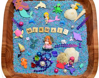 Mermaid Sensory Bin Filler - Etsy