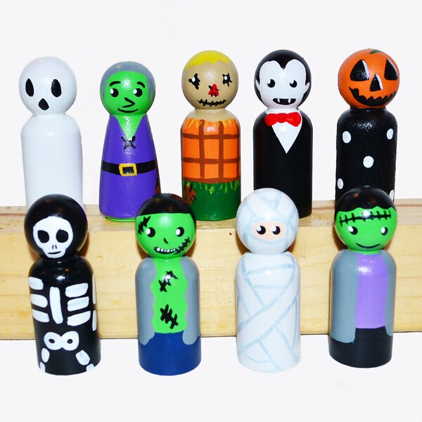 Peg Doll Halloween - Etsy