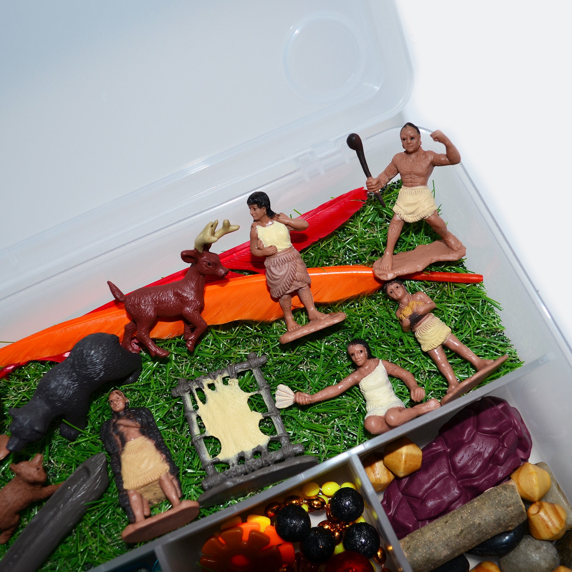 Native American Indians Playdough Kit, Sensory Bin, Montessori, Busy ...