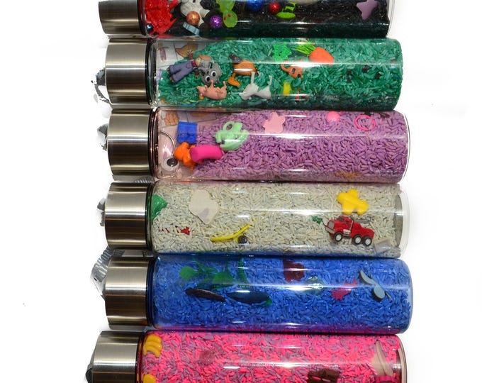 4 Seasons Sensory Bottle, I Spy Jar, I Spy Bottle, Calm Down Jar, Kids ...