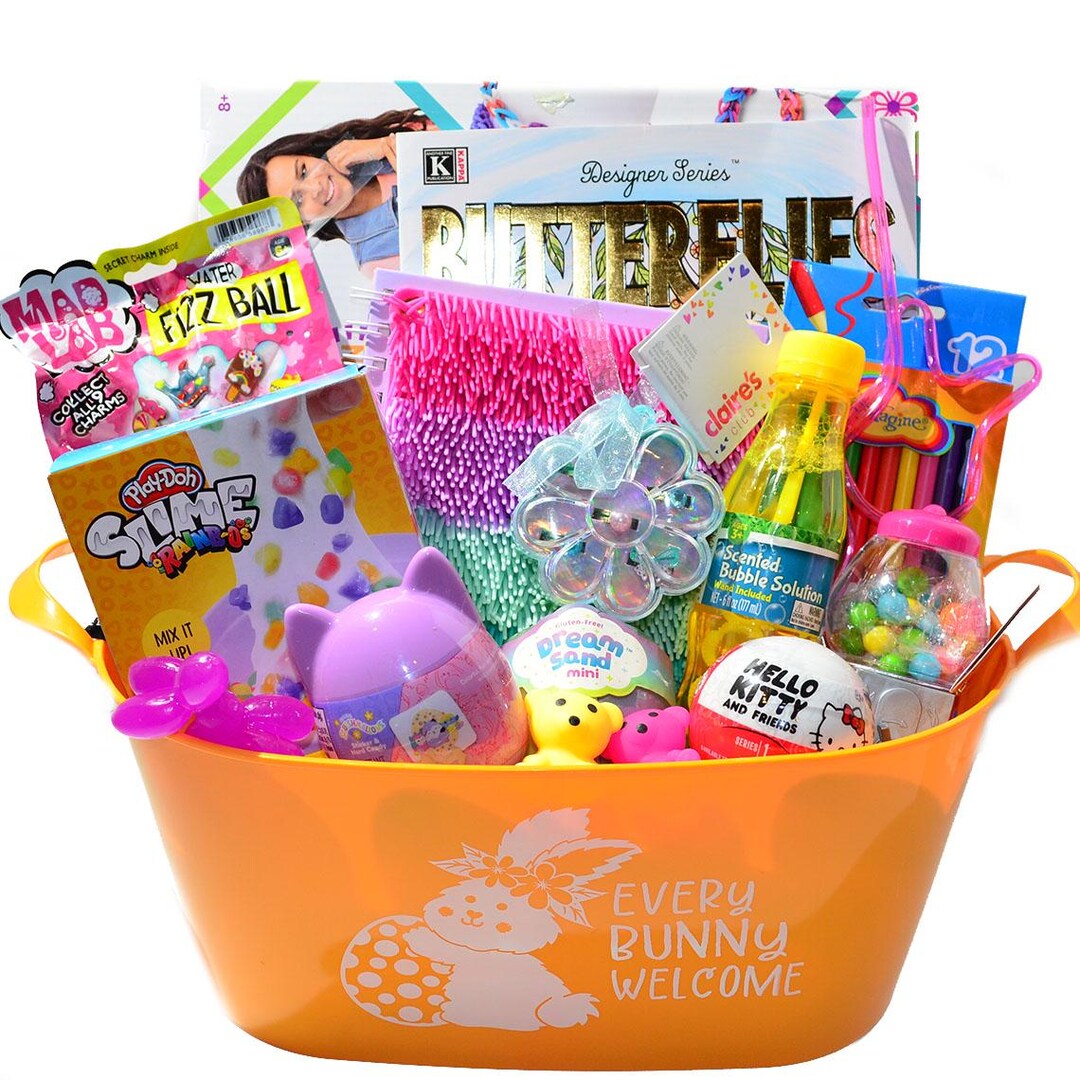 Deluxe Tween Girls Variety Easter Basket; Prefilled Easter Basket; Kids Toy Filled Easter Basket ...