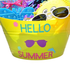 Girls Summer Fun Gift Basket; End of School Year Gift; Kids Toy Filled ...