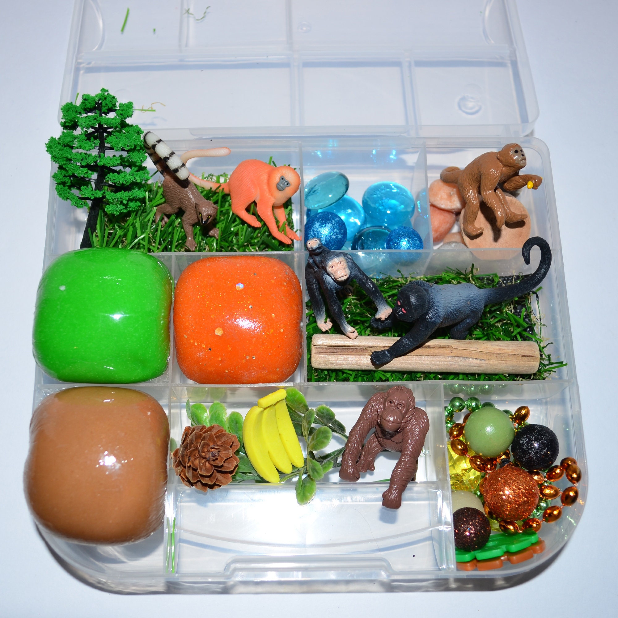 Wild Monkey Playdough Sensory Kit playdough Kit Themed - Etsy