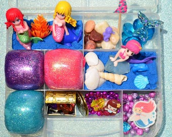 Themed Princess Playdough Kit, Sensory Bin, Montessori, Busy Box ...