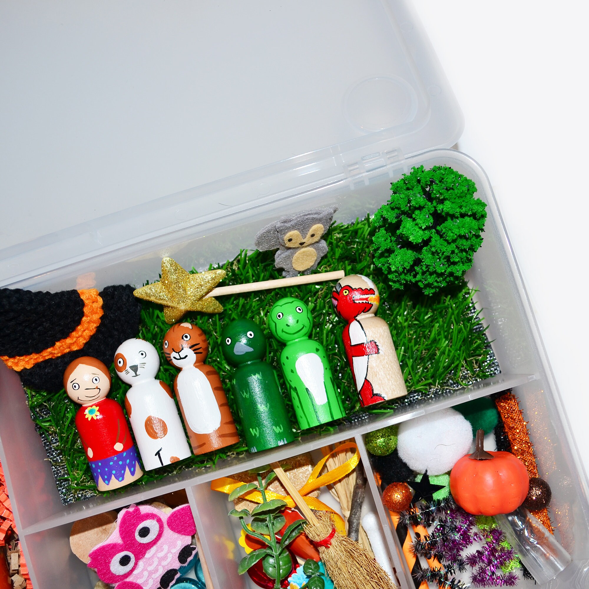 Room on the Broom Playdough Kit Sensory Bin Montessori Busy - Etsy