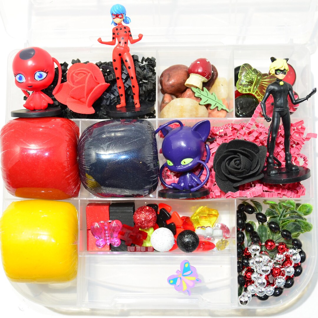 Themed Superhero Sensory Playdough Kit, Sensory Bin, Montessori, Busy ...