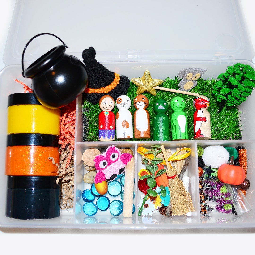 Room on the Broom Playdough Kit Sensory Bin Montessori Busy - Etsy