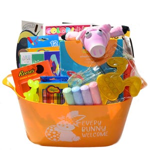 Deluxe Girls Art Filled Easter Basket Prefilled Easter Basket Kids Toy Filled Easter Basket ...