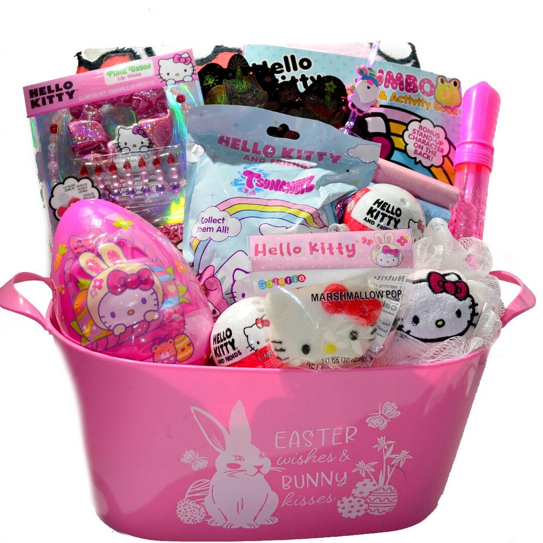 Deluxe Girls Themed Easter Basket; Prefilled Easter Basket; Kids Toy ...