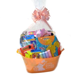 Deluxe Girls Art Filled Easter Basket Prefilled Easter Basket Kids Toy Filled Easter Basket ...