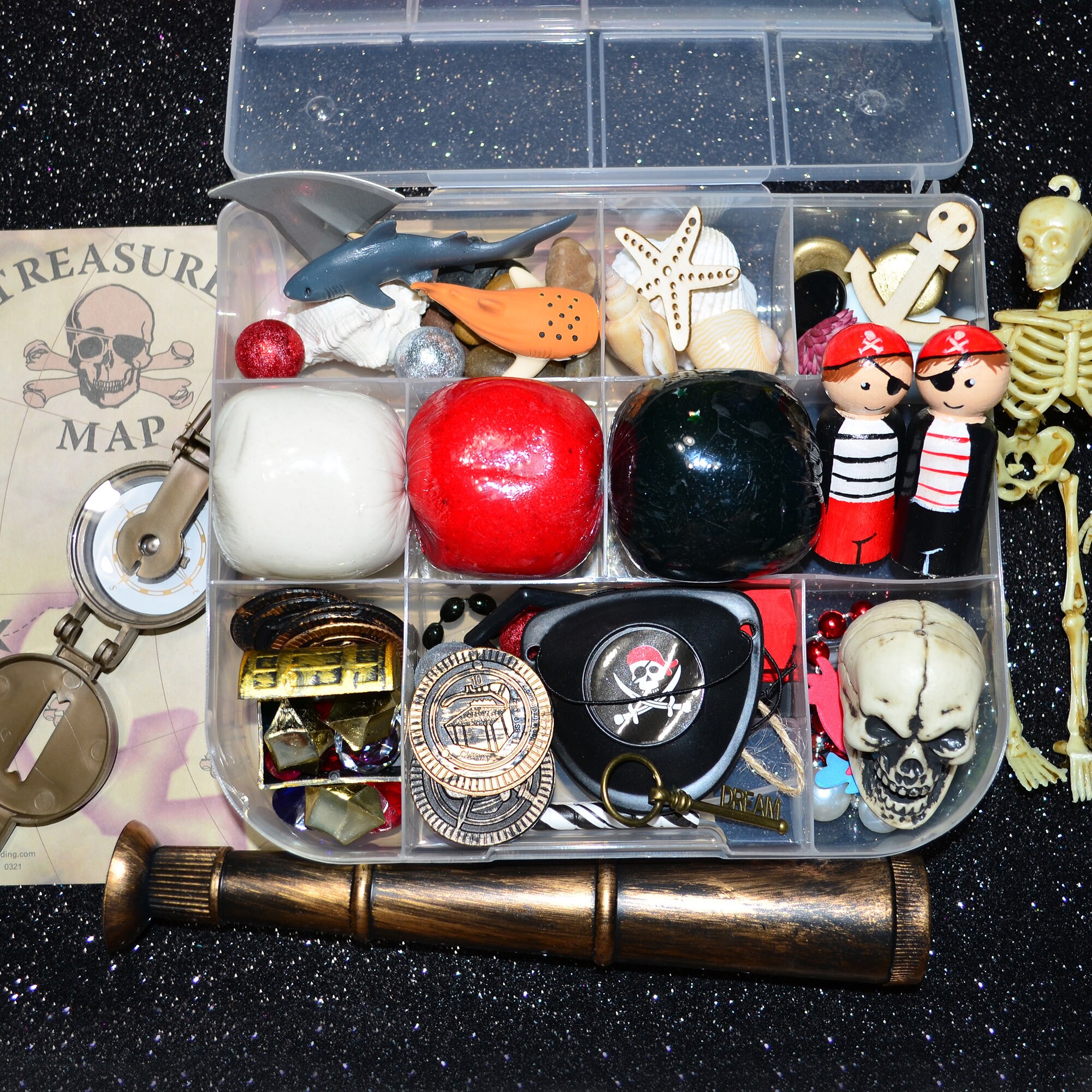 Pirate Play Dough Kitpirate Playdough Kitkids Giftpirate - Etsy