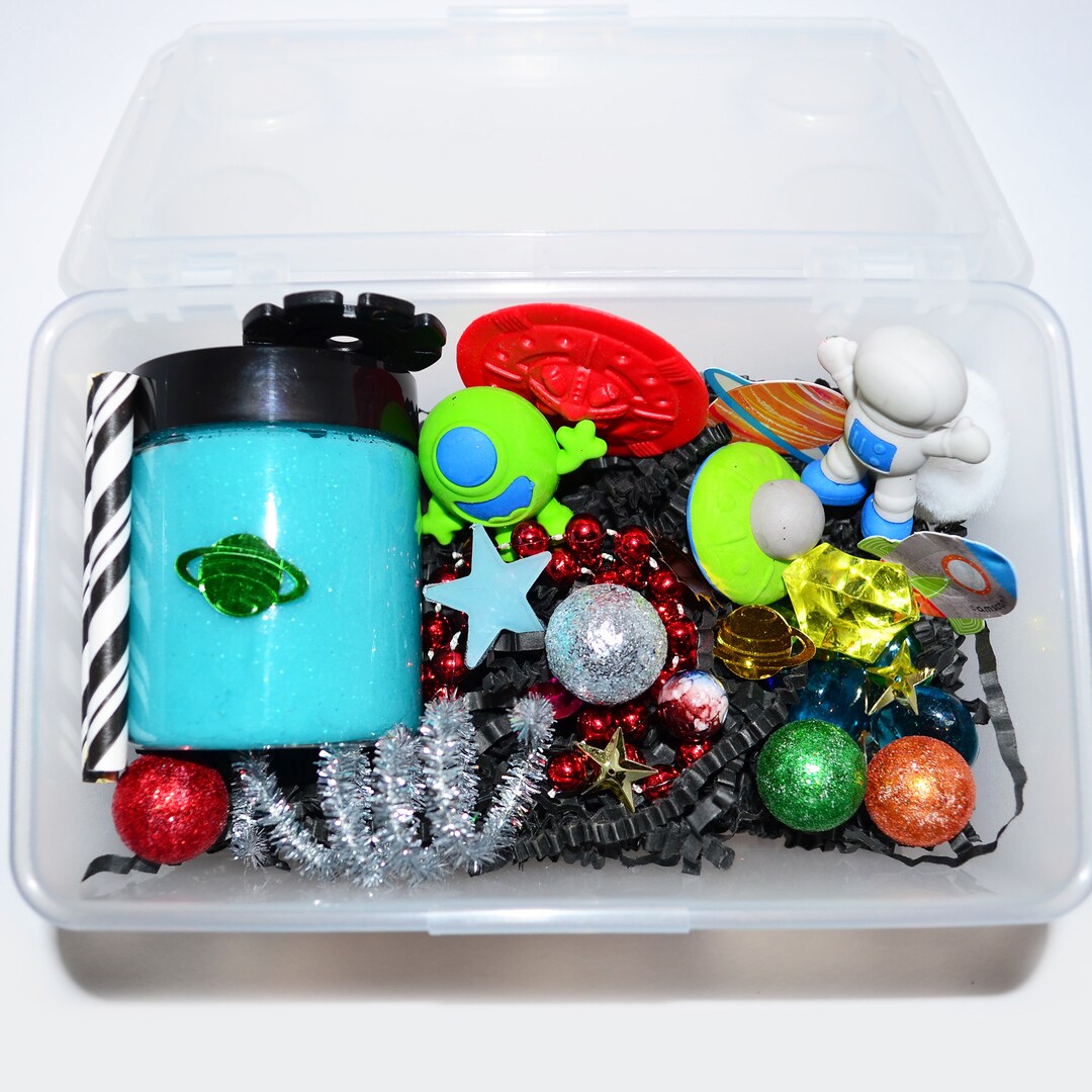 Astronaut/outer Space Sensory Playdough Kit, Sensory Bin, Montessori ...