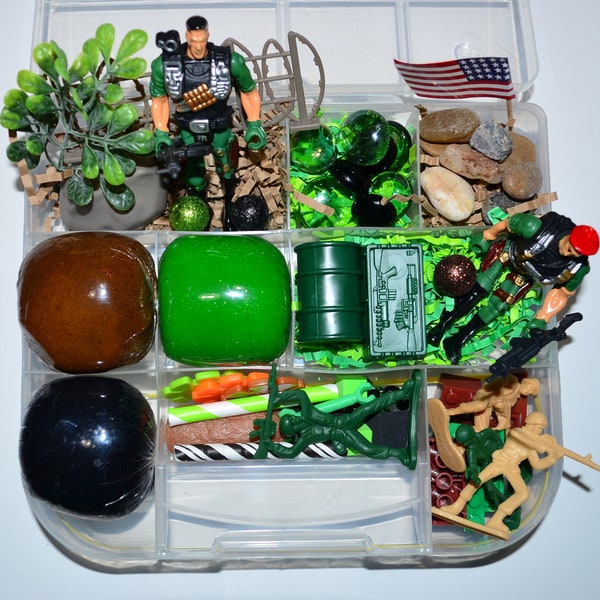 Soldier Playdough - Etsy