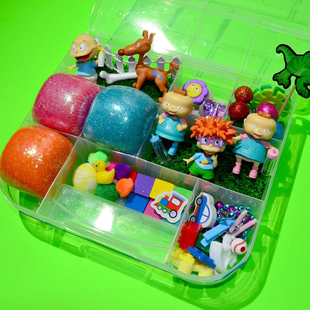 Themed Homemade Sensory Playdough Kit, Sensory Bin, Montessori, Busy ...