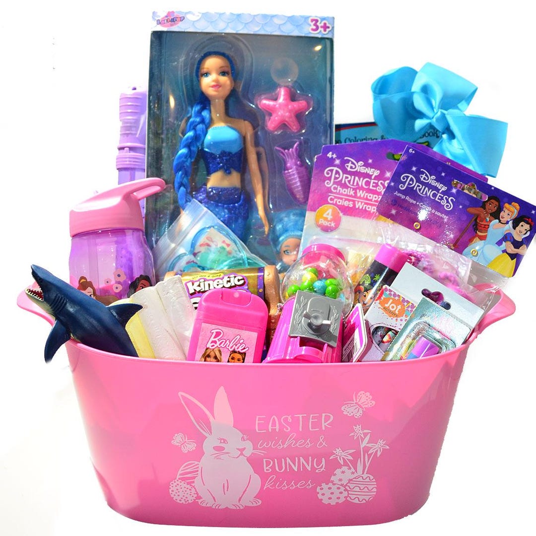 Deluxe Girls Themed Easter Basket; Prefilled Easter Basket; Kids Toy ...
