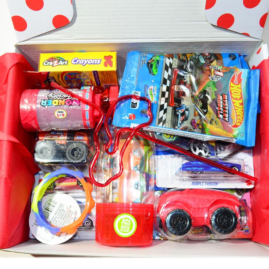 Personalized Pre-filled Cars/trucks Gift Box * Unique Birthday Gift for ...