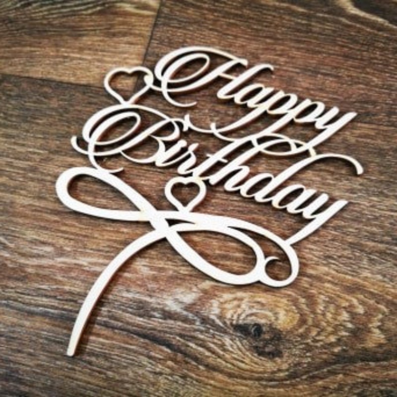 Lasercut Cake Topper - Etsy