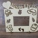 Laser Cut DXF Files for Baby Photo Frame details on Birth | Etsy