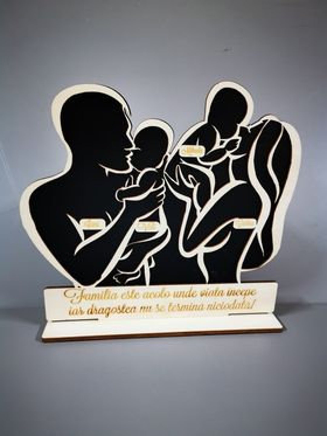 Laser Cut DXF/SVG Files Family Plaque Gift Decoration, Family Portrait ...