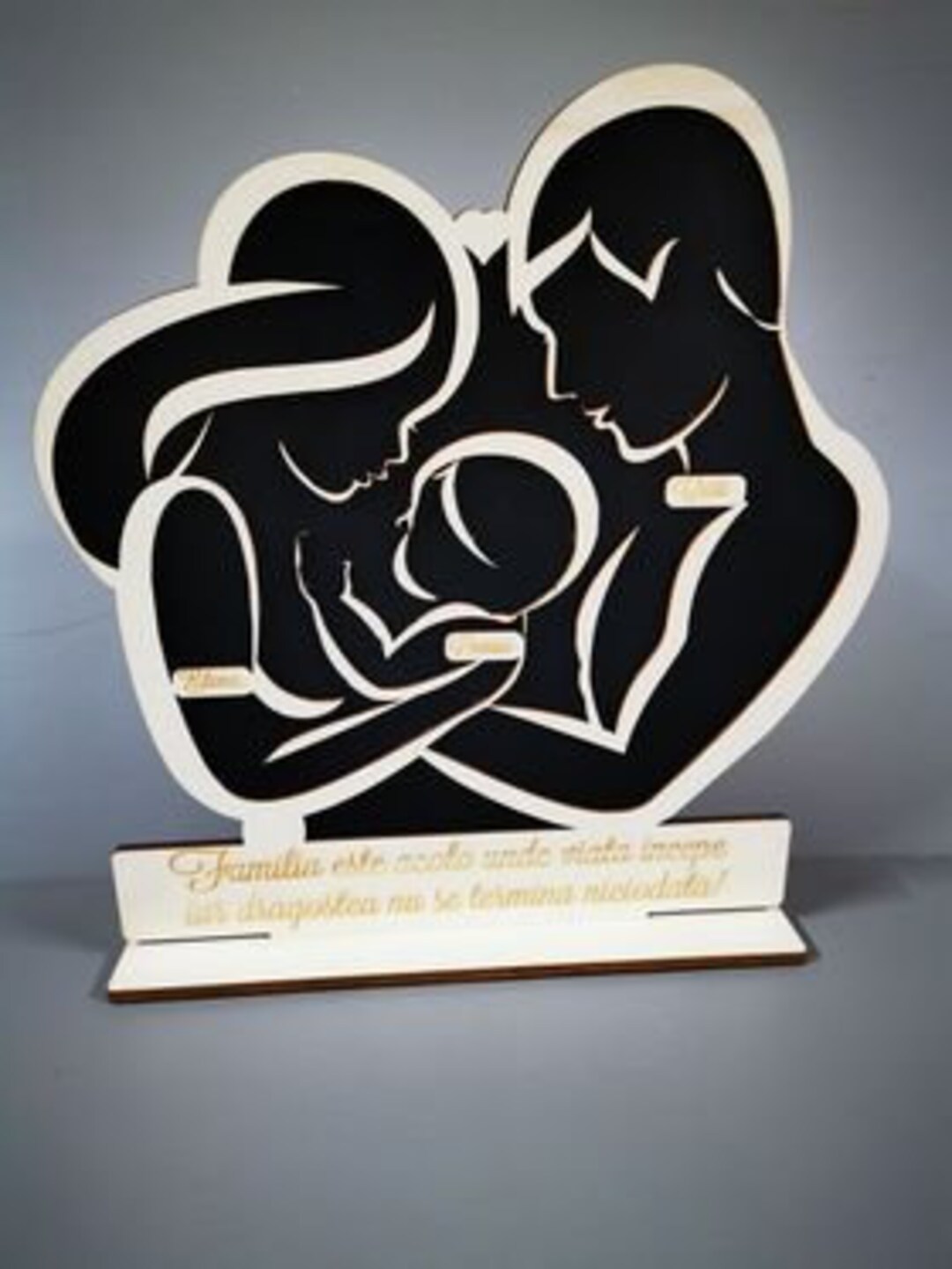 Laser Cut DXF/SVG Files Family Plaque Gift Decoration, Family Portrait ...