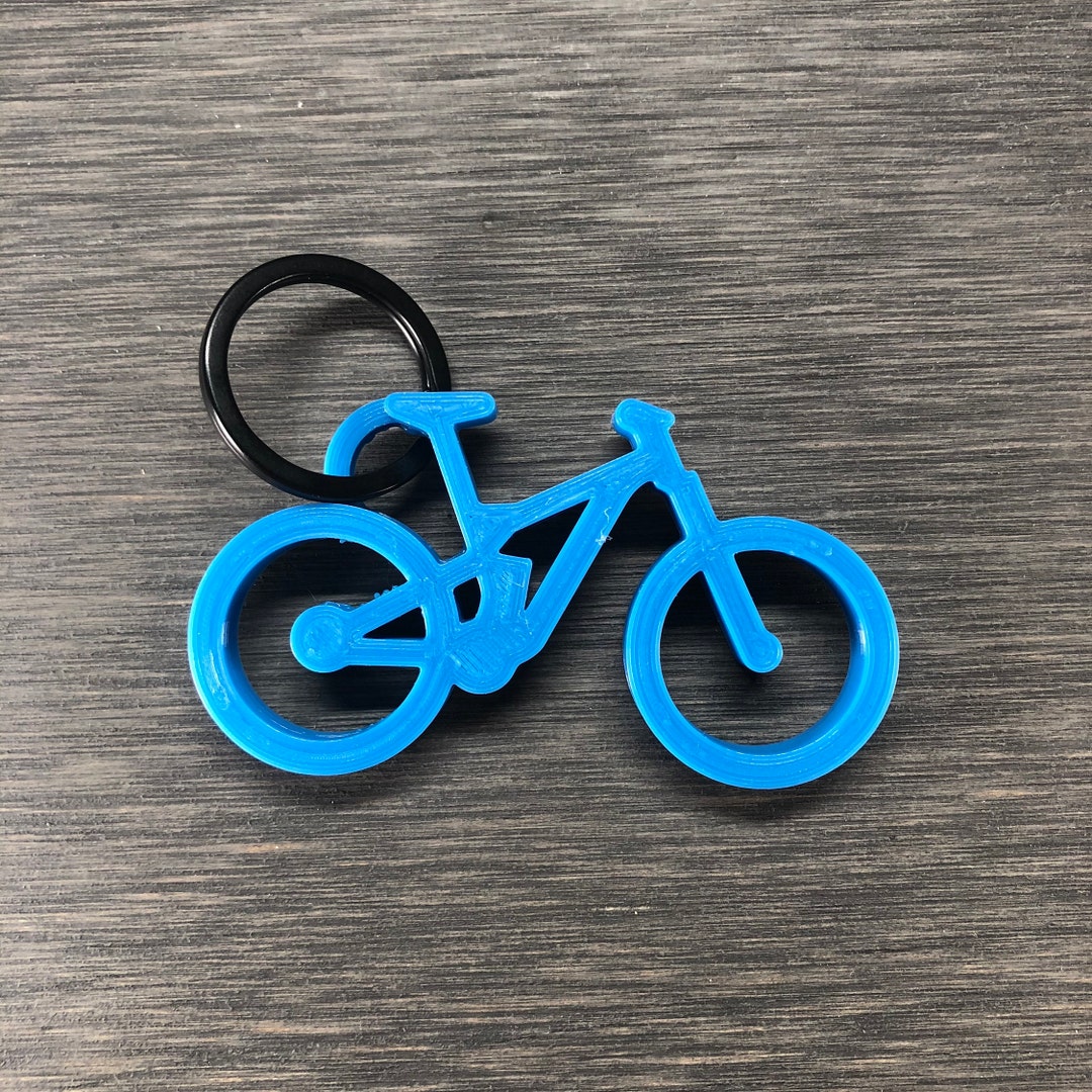 Mountain Bike Keychain - Etsy