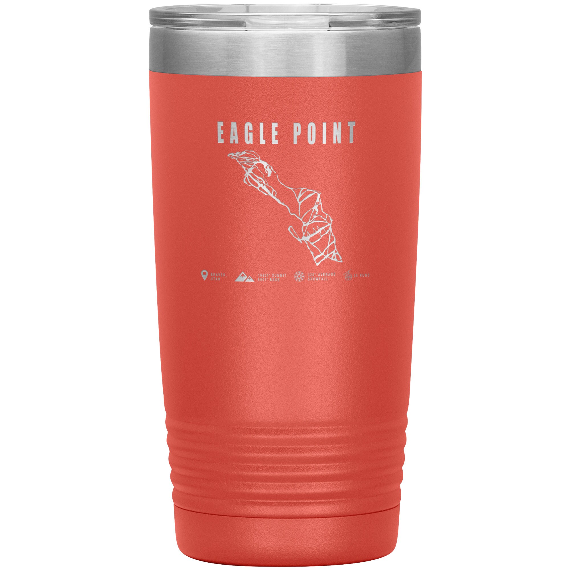 Eagle PointUtah Ski Resort Map 20oz Tumbler | Etsy