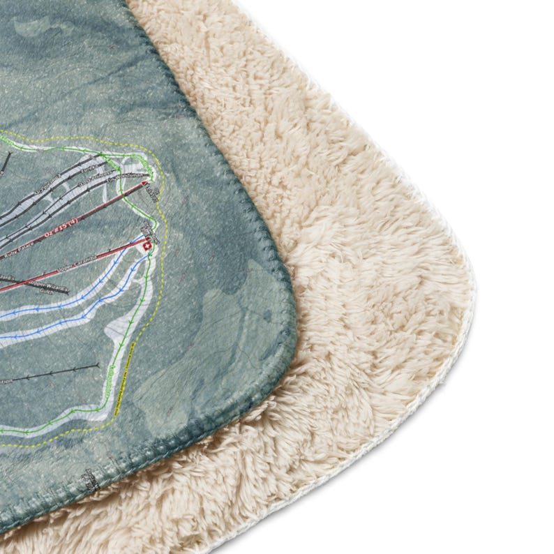 Sunday River, Maine Ski Resort Map Blanket - Etsy