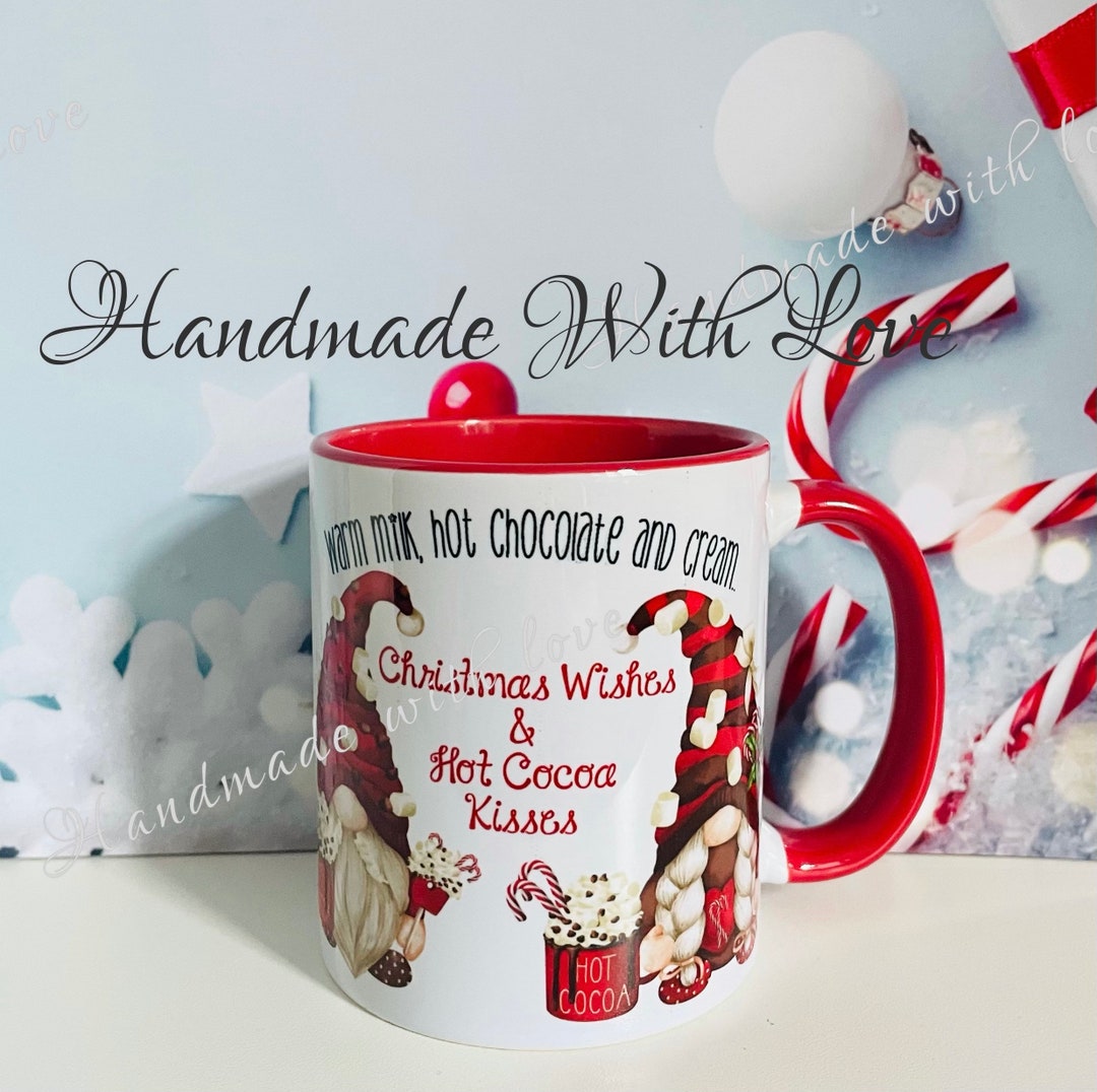 Christmas Gnome Festive Hot Chocolate Mug - Etsy