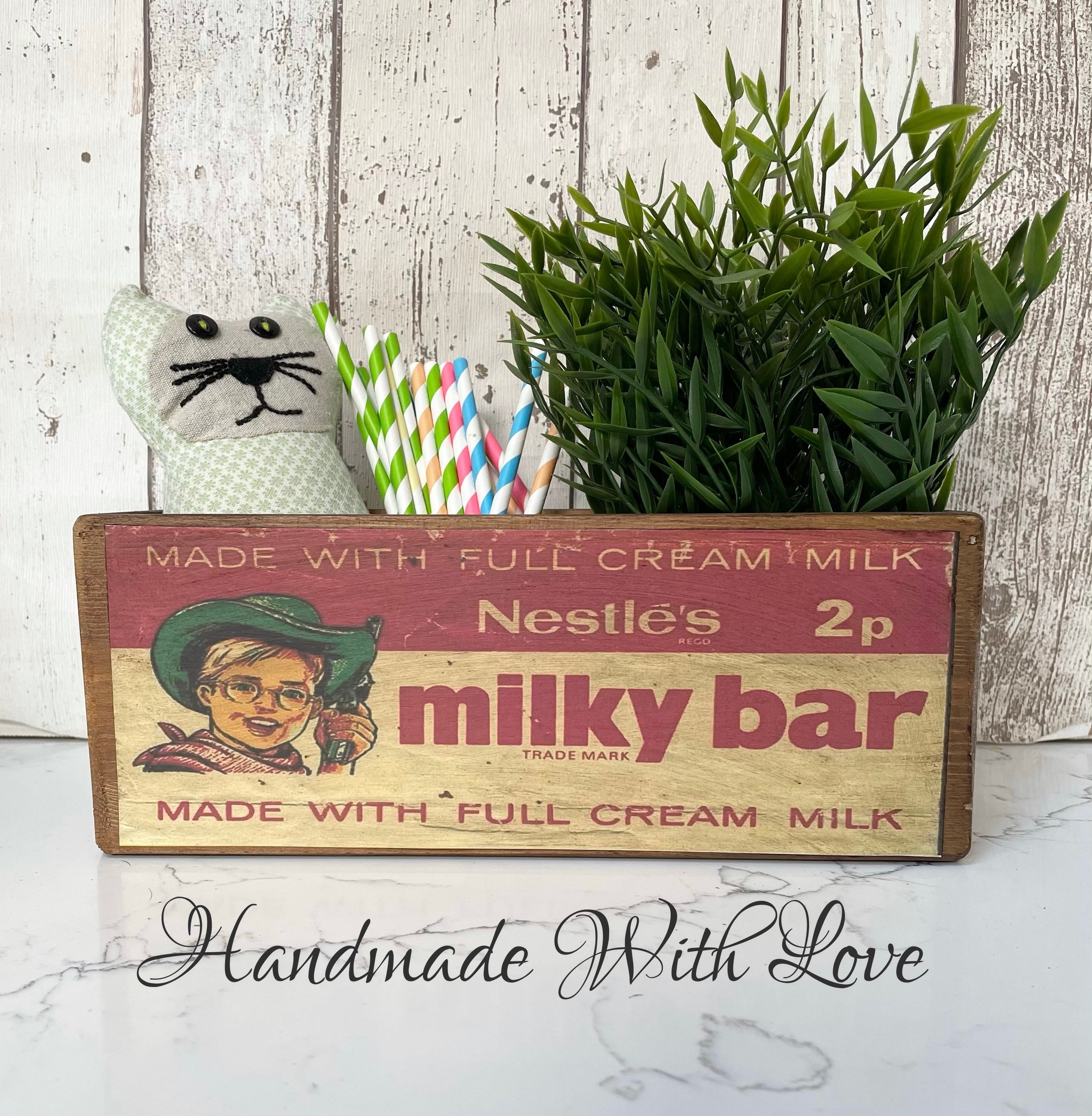 Wooden Retro Sweets Chocolate Storage Box Crate Kitchen - Etsy