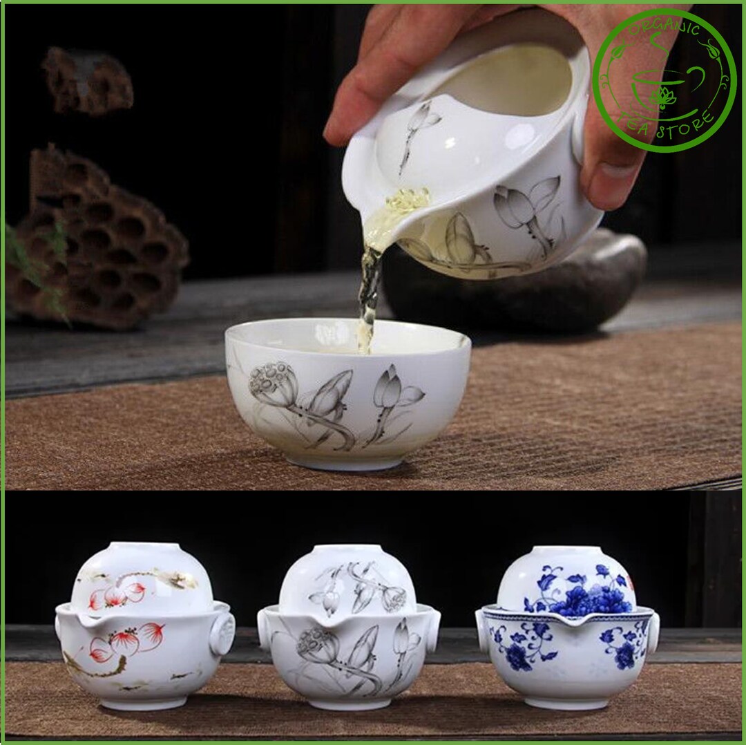 Handmade Tea Set Teapot Cup, Traditional Ceramic 1 Pot 1 Cup, Tea ...