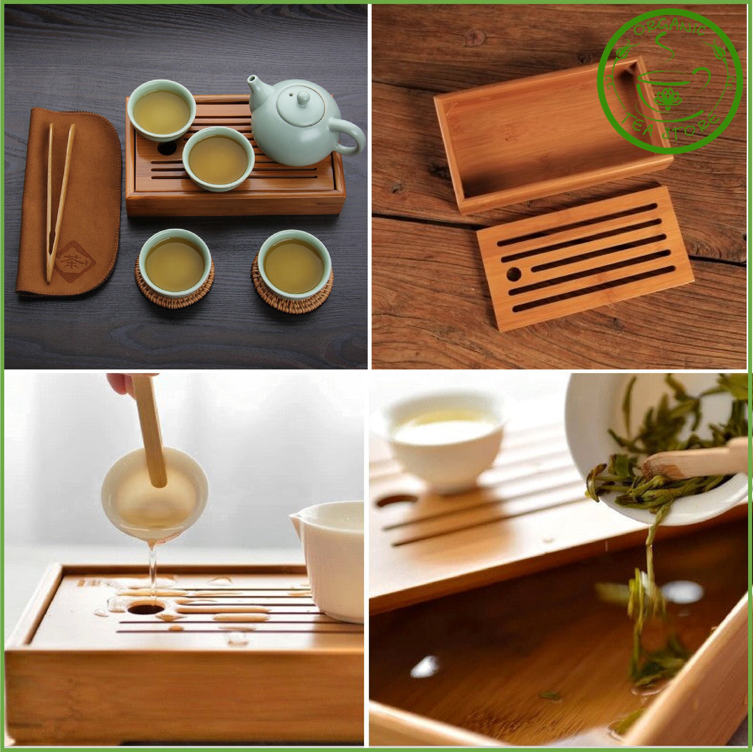 Traditions Tea Tray, Bamboo Tea Tray, Water Storage Type, Chinese ...