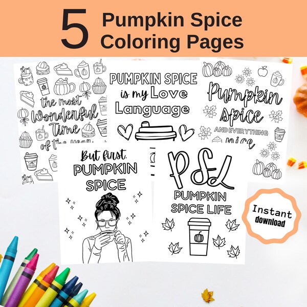 Spice Coloring Page - Etsy
