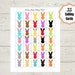 Printable Bunny Bingo Game Instant Download, Bunny Bingo Cards, Animal ...