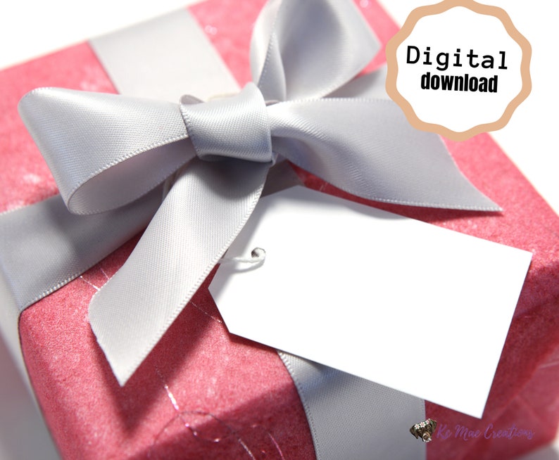 Blank Gift Tag Printable Template, Instant Download, Kids Printable ...