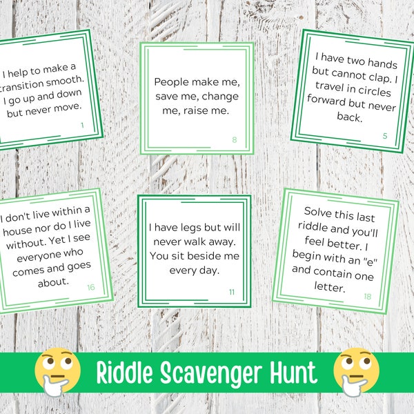Teen Scavenger Hunt - Etsy