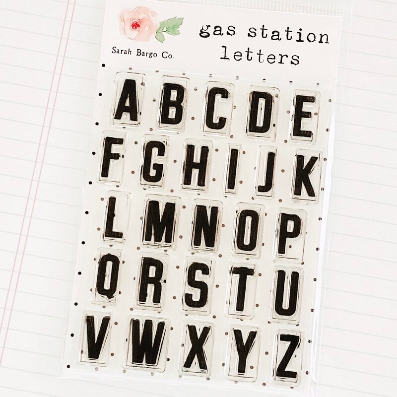 Clear Alphabet Stamps - Etsy
