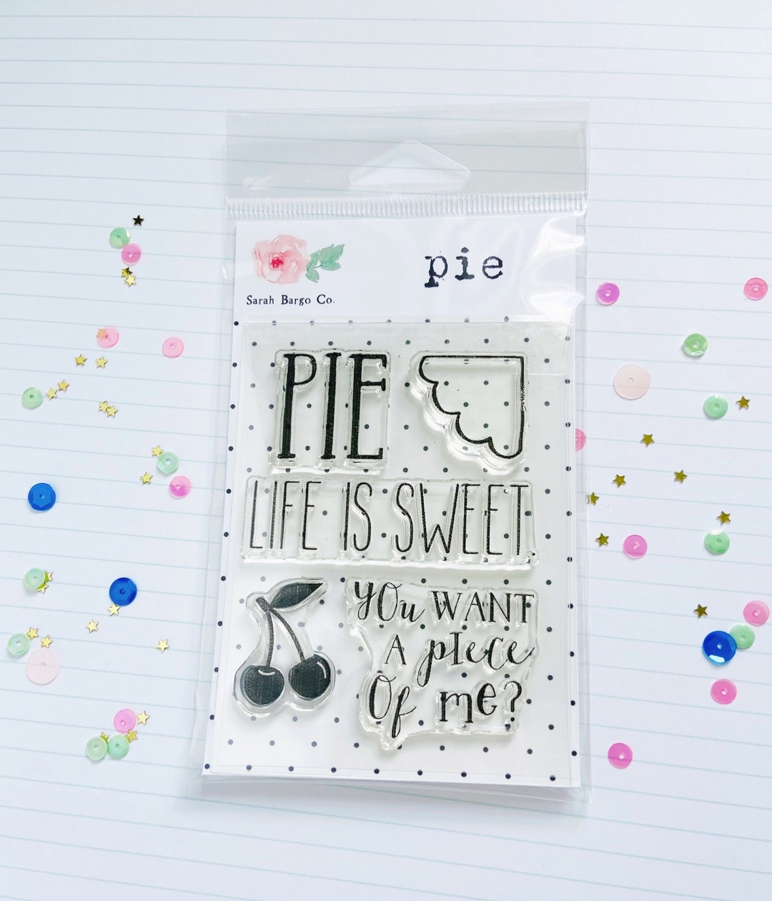 Pie Stamp Set - Etsy